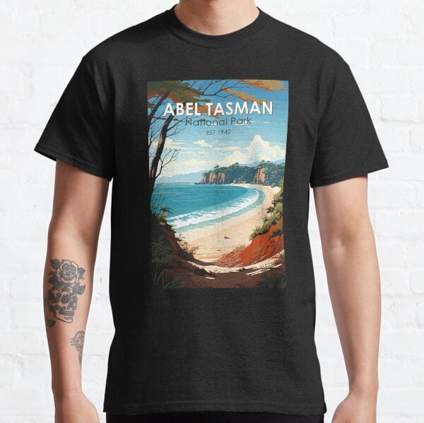 Abel Tasman National Park New Zealand Travel Art Vintage Classic T ...