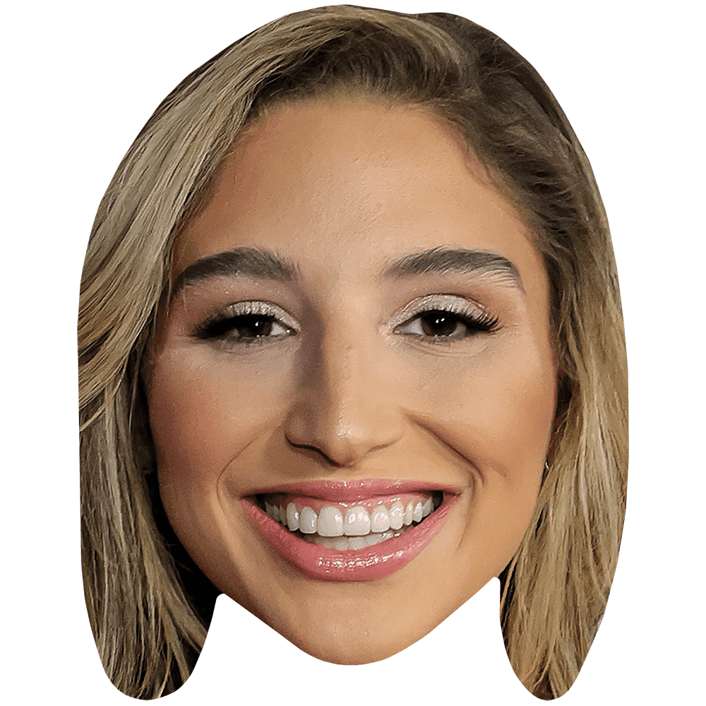 Abella Danger (Smile) Celebrity Mask, Flat Card Face, Fancy Dress Mask ...