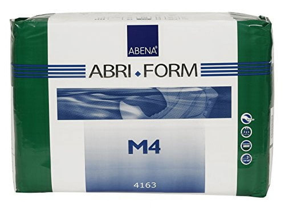 Abena Abri-Form Comfort Plastic-Backed Briefs, Level 4, (Medium To ...