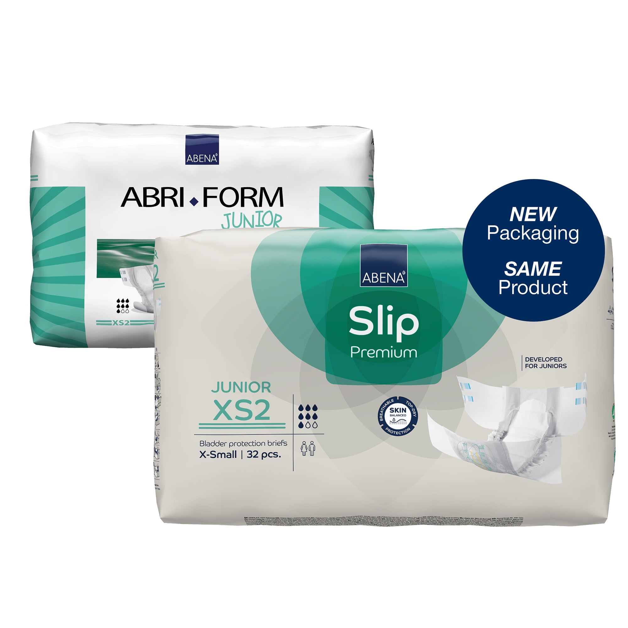 Abena Abri-Form Junior Incontinence Briefs XS2, Heavy Absorbency, XS, 32 Count, 1 Pack - Walmart.com