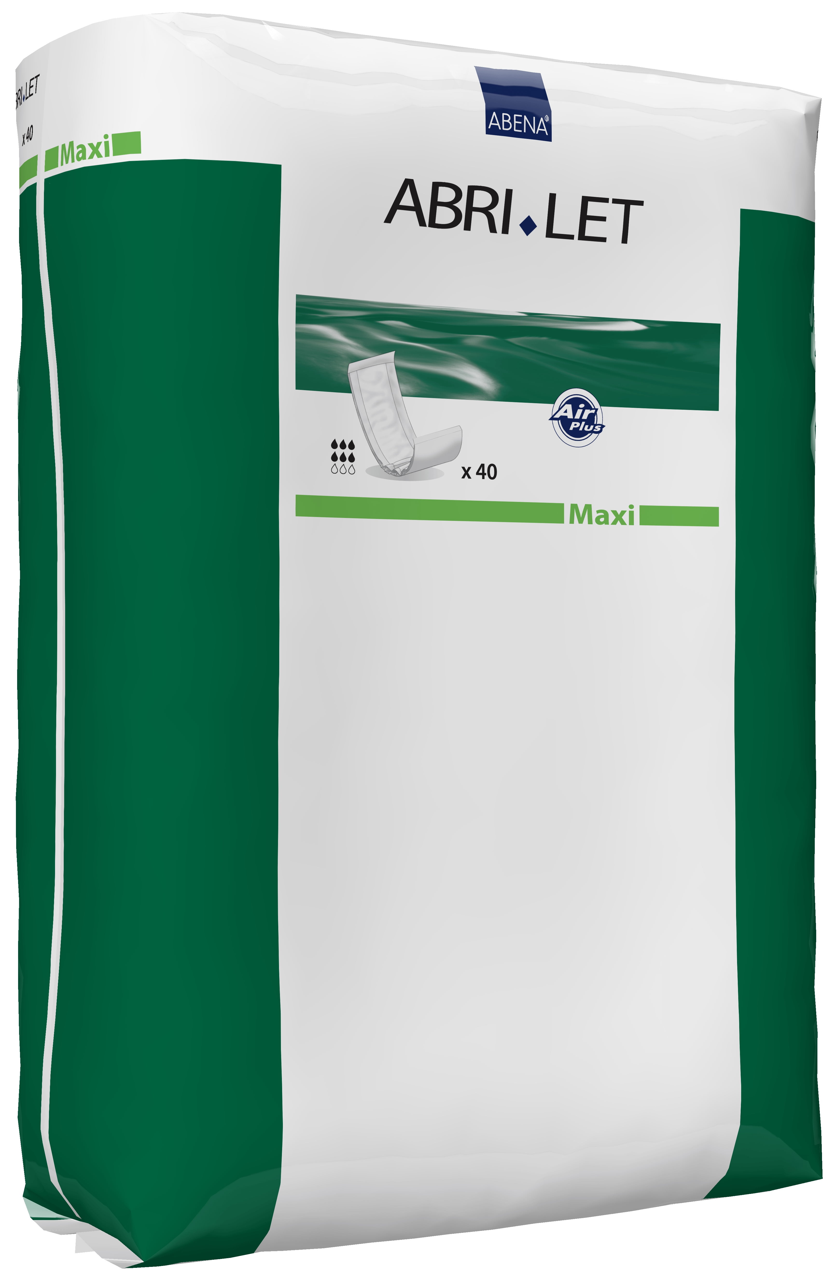 Abena Abri-Let Fluff Incontinence Pads without Barrier, Maxi, 20 Count ...