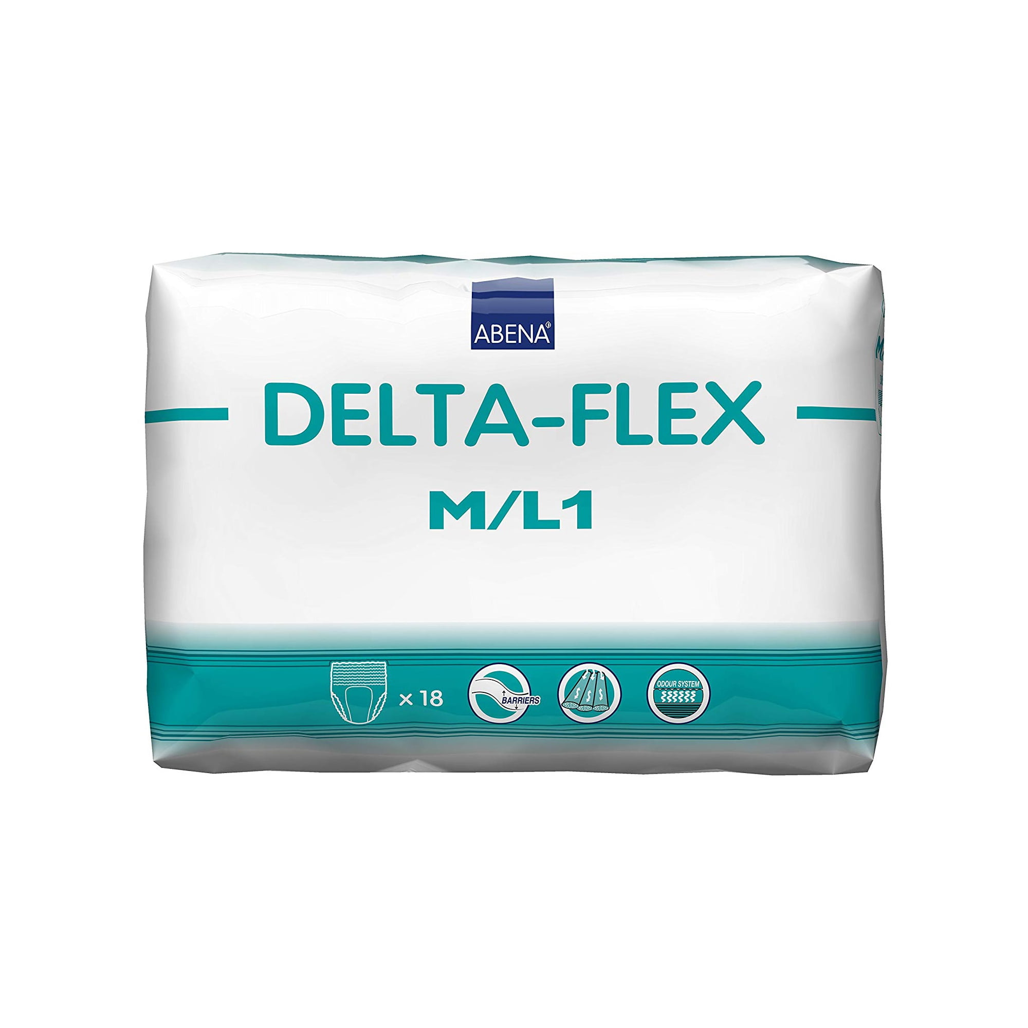 Abena Delta-Flex L1 Disposable Underwear Pull On with Tear Away Seams ...