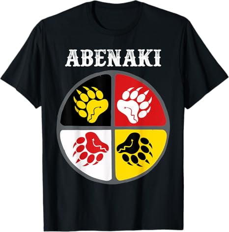 Abenaki Tribe Native American Medicine Wheel T-Shirt - Walmart.com