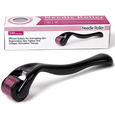 King Leonidas Derma Roller 540 Needles, Detachable Heads, for Hair ...