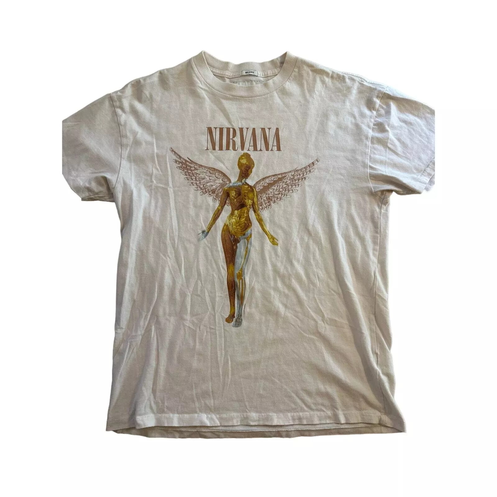 Abercrombie & Fitch Mens Relaxed Nirvana In Utero Band Tee Nostalgia ...