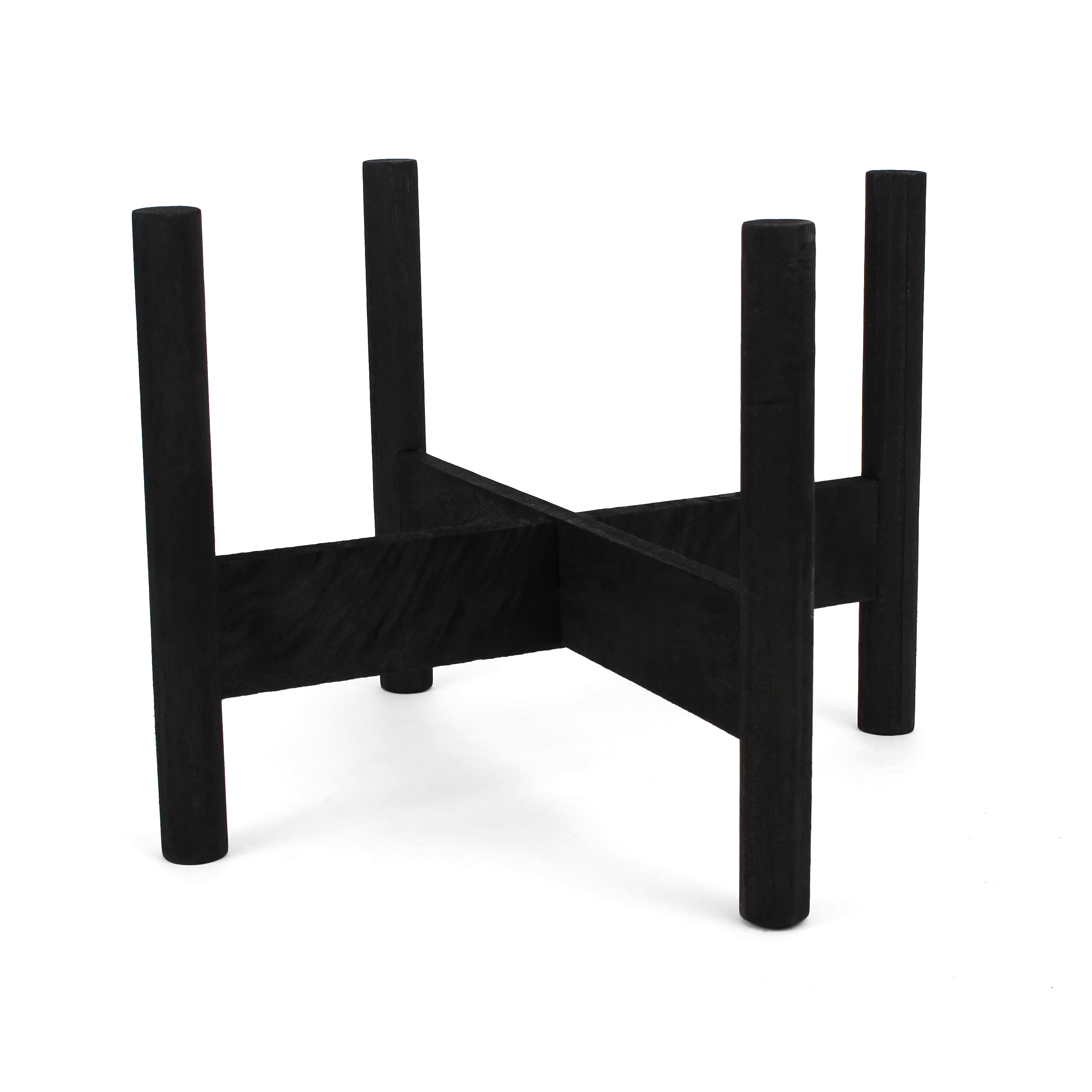 Aberdeen (Large/Black) Mid Century Modern Plant Stand - Walmart.com