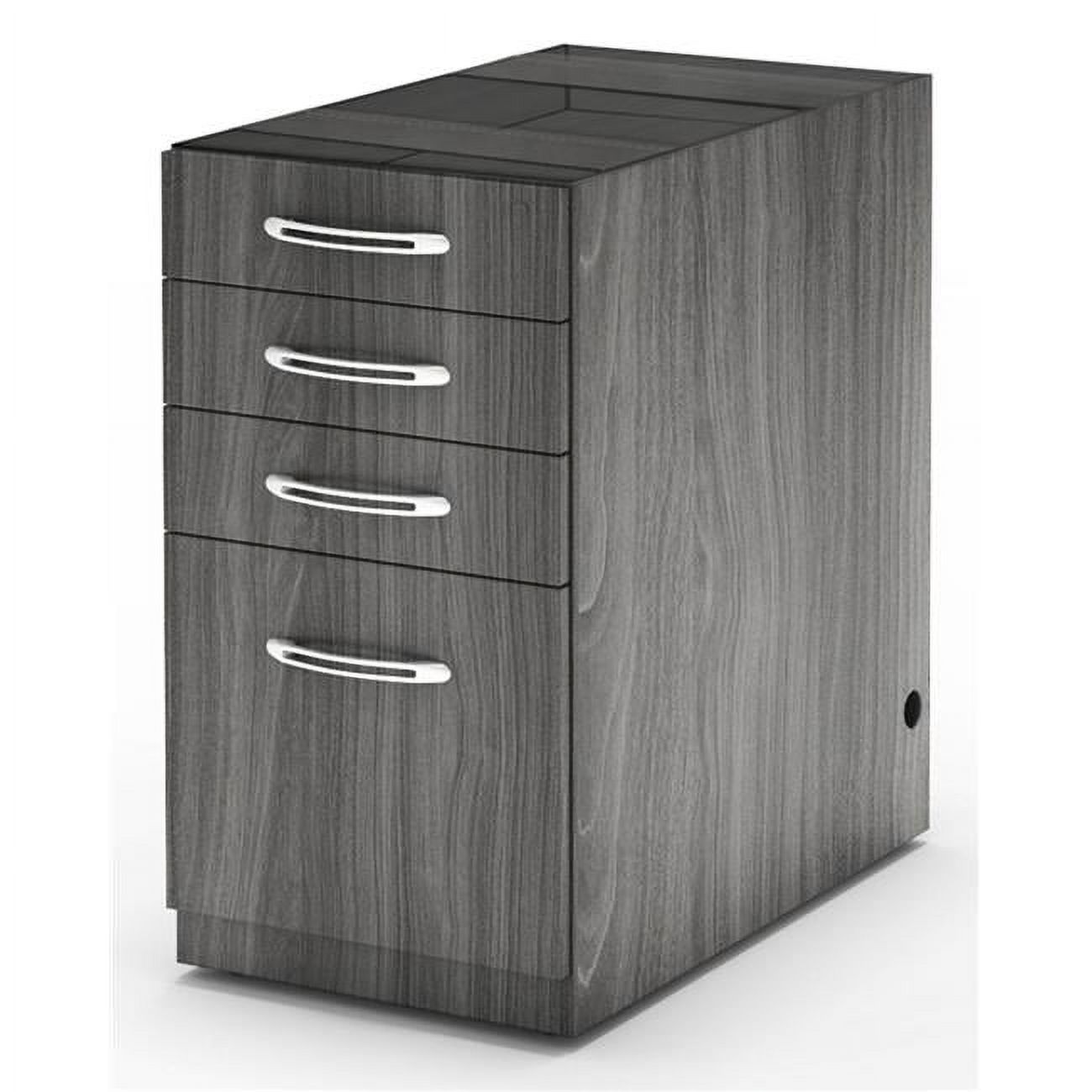Aberdeen Series Pencil, Box, Box & File Desk Pedestal, Grey Steel - 27. ...