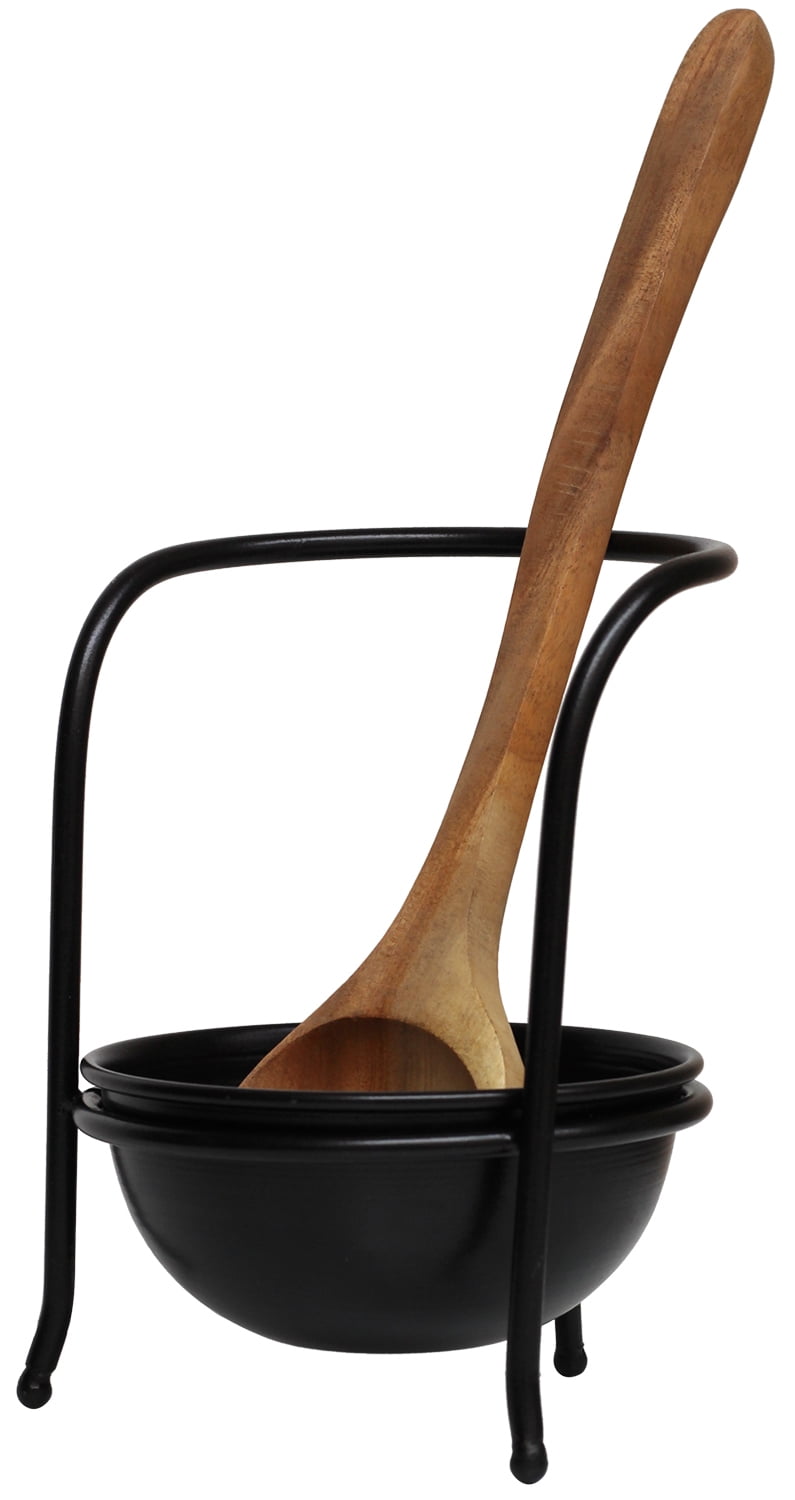 Abhandicrafts Metal Spoon Rester , Standing Spoon, Spatula, Ladle Rest ...