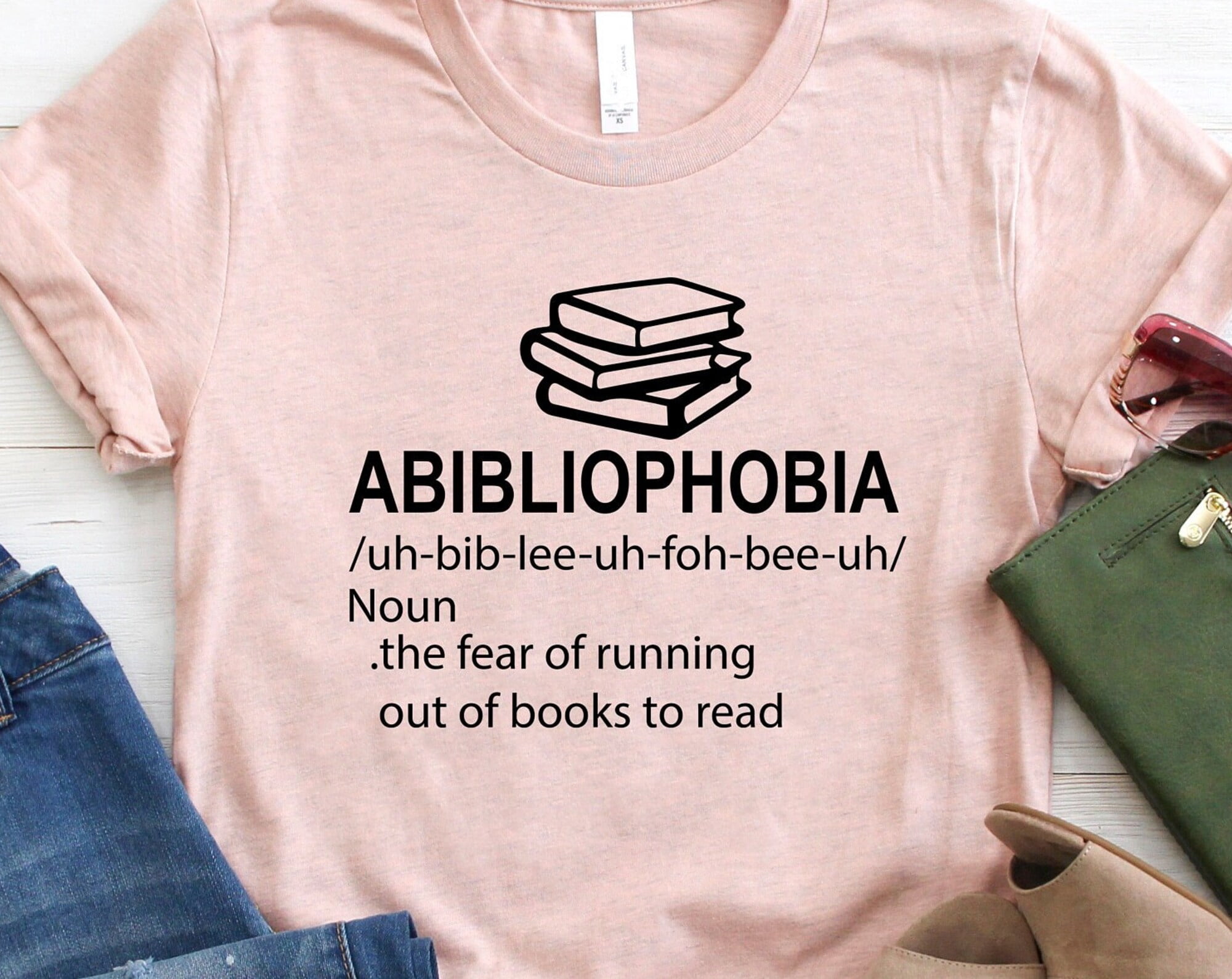 Abibliophobia Shirt Book Lover Shirt Gift For Librarian Library Shirt ...