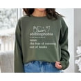 Abibliophobia TShirt Reader hoodie Reading Shirt for Student Bookworm ...