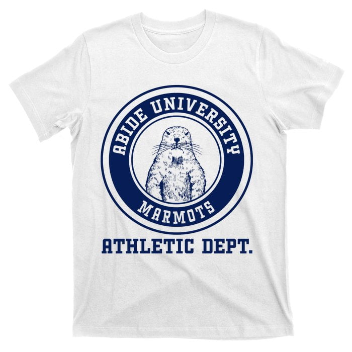 Abide University Marmots - Themed T - Shirt Honoring the University's ...