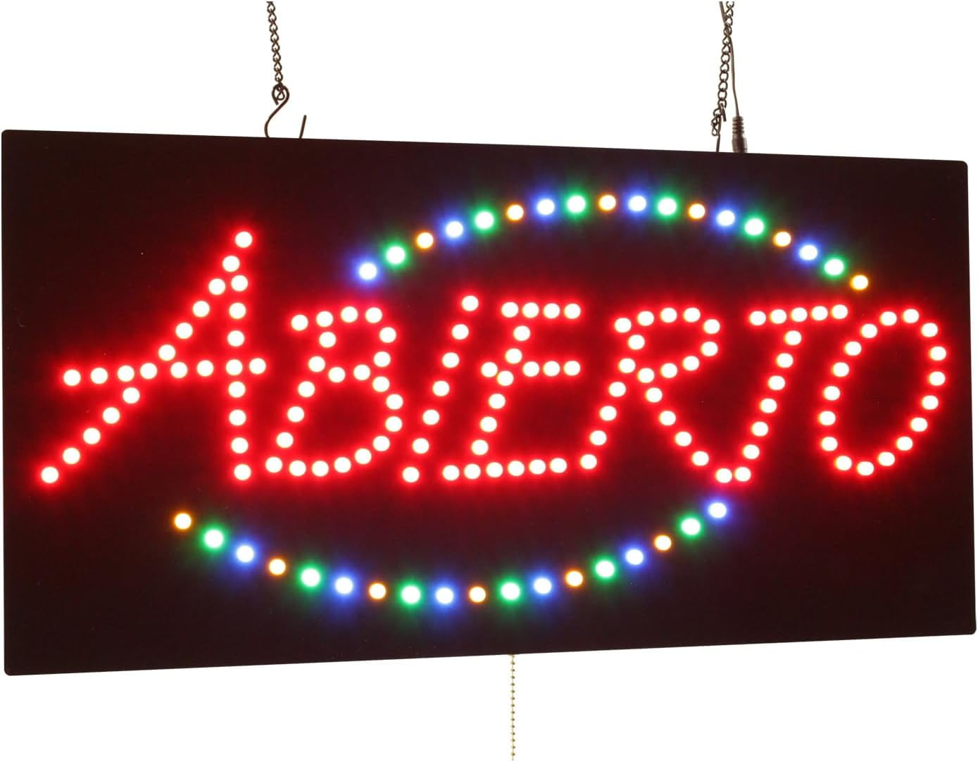 Abierto Sign, 24"x12", 60x30cm, TOPKING, LED, Neon, Florescent, Signage ...