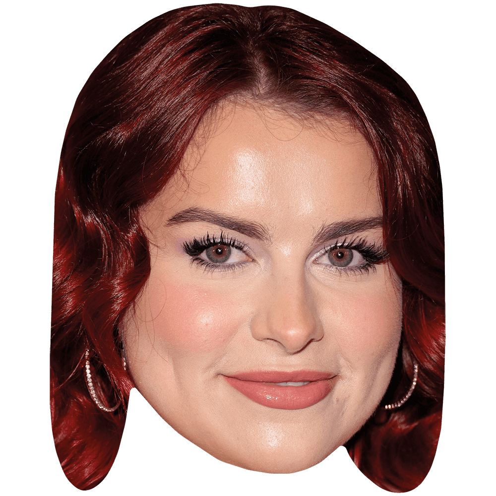 Abigail Barlow (Smile) Celebrity Mask, Flat Card Face, Fancy Dress Mask ...
