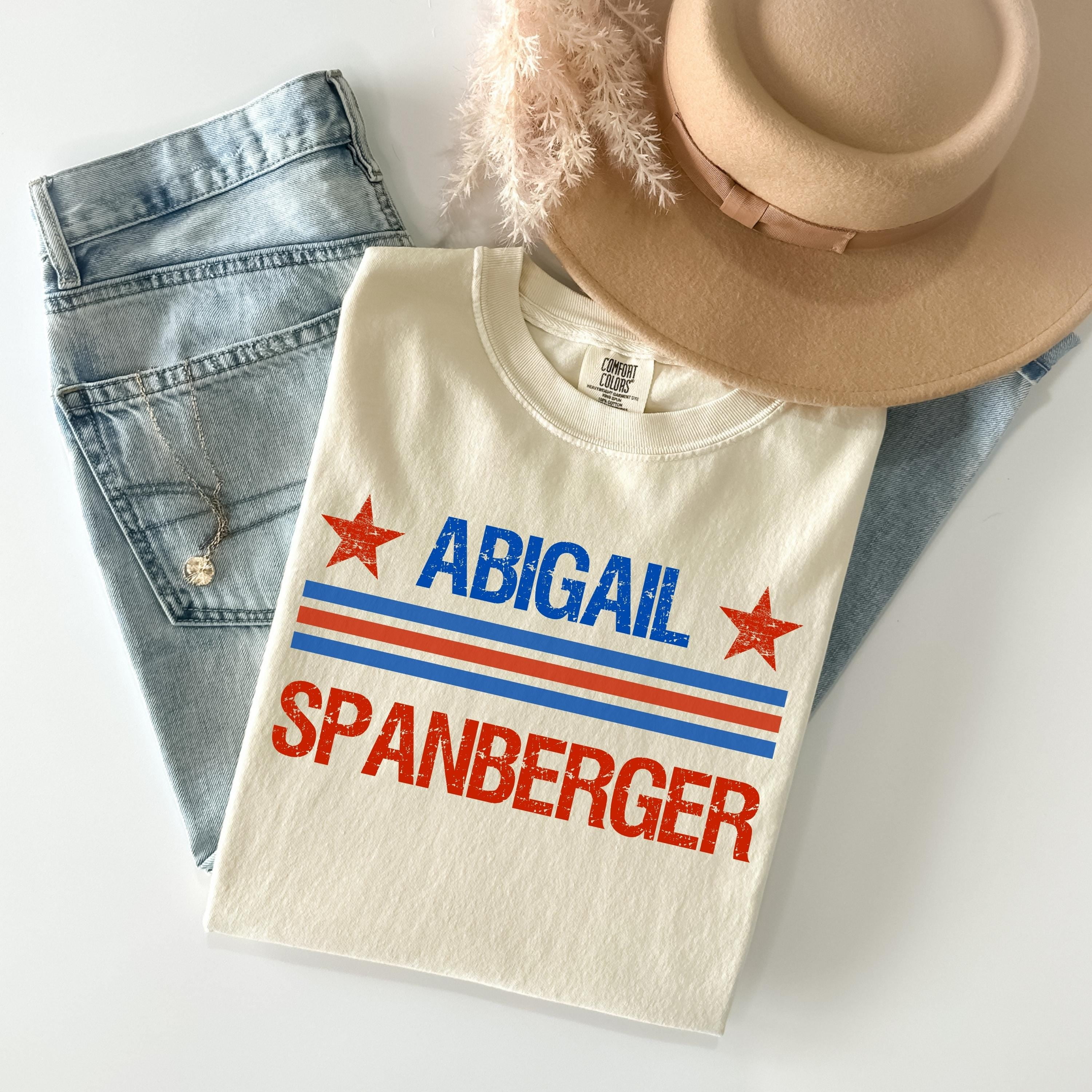 Abigail Spanberger Shirt, Retro Political Campaign Tee, Comfort Colors ...