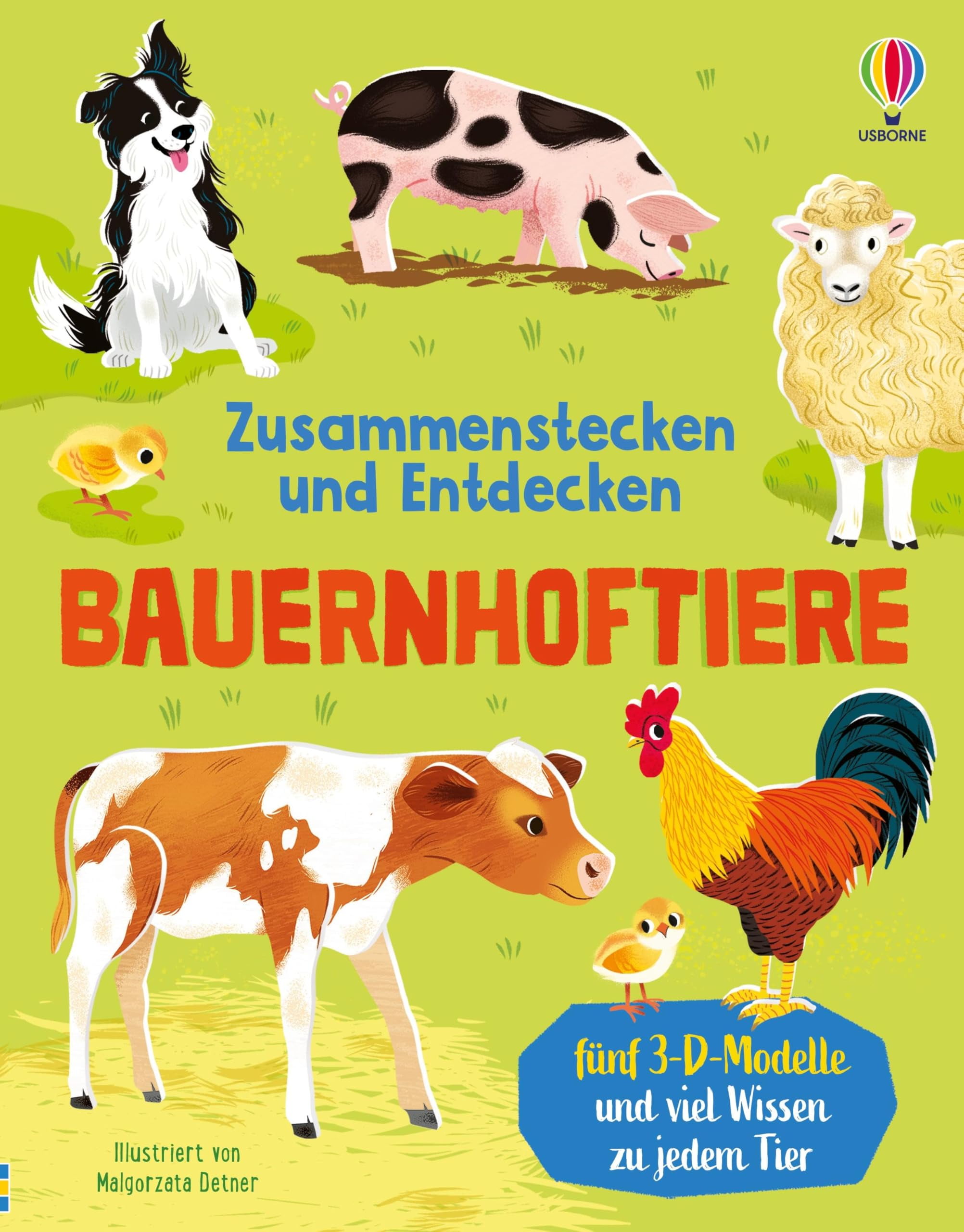 Abigail Wheatle Zusammenstecken und Entdecken: Bauernhoftiere: Buch mit ...