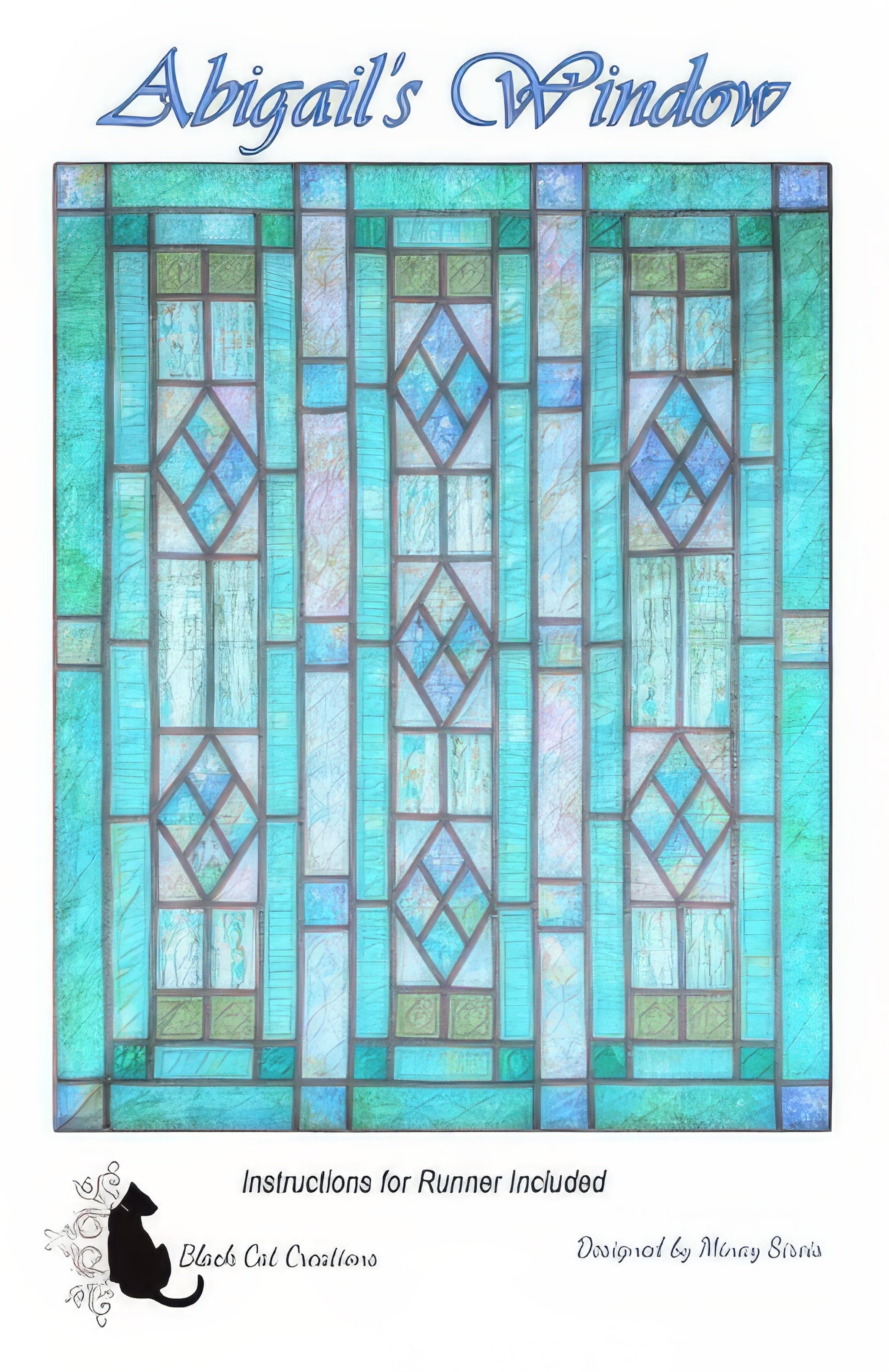 Abigail's Window Quilt Pattern by Black Cat Creations - Walmart.com