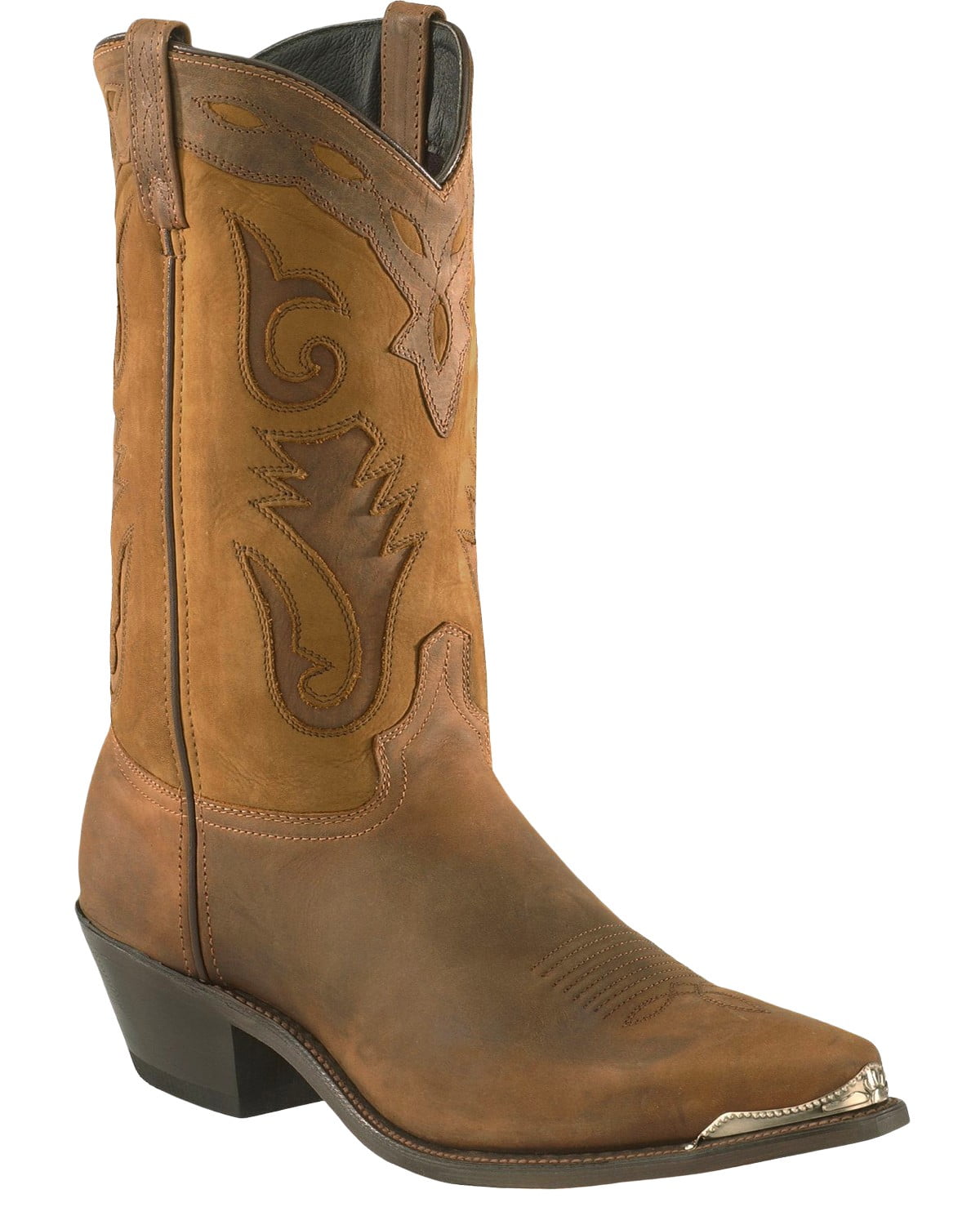 Abilene Men's Sage By Distressed Western Boot Round Toe Brown 10 EE US ...