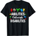 Abilities Outweigh Disabilities Autism Awareness Month T-Shirt ...