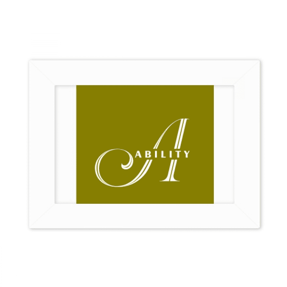 Ability Able Letters Art Deco Fashion Photo Mount Frame Picture Art ...