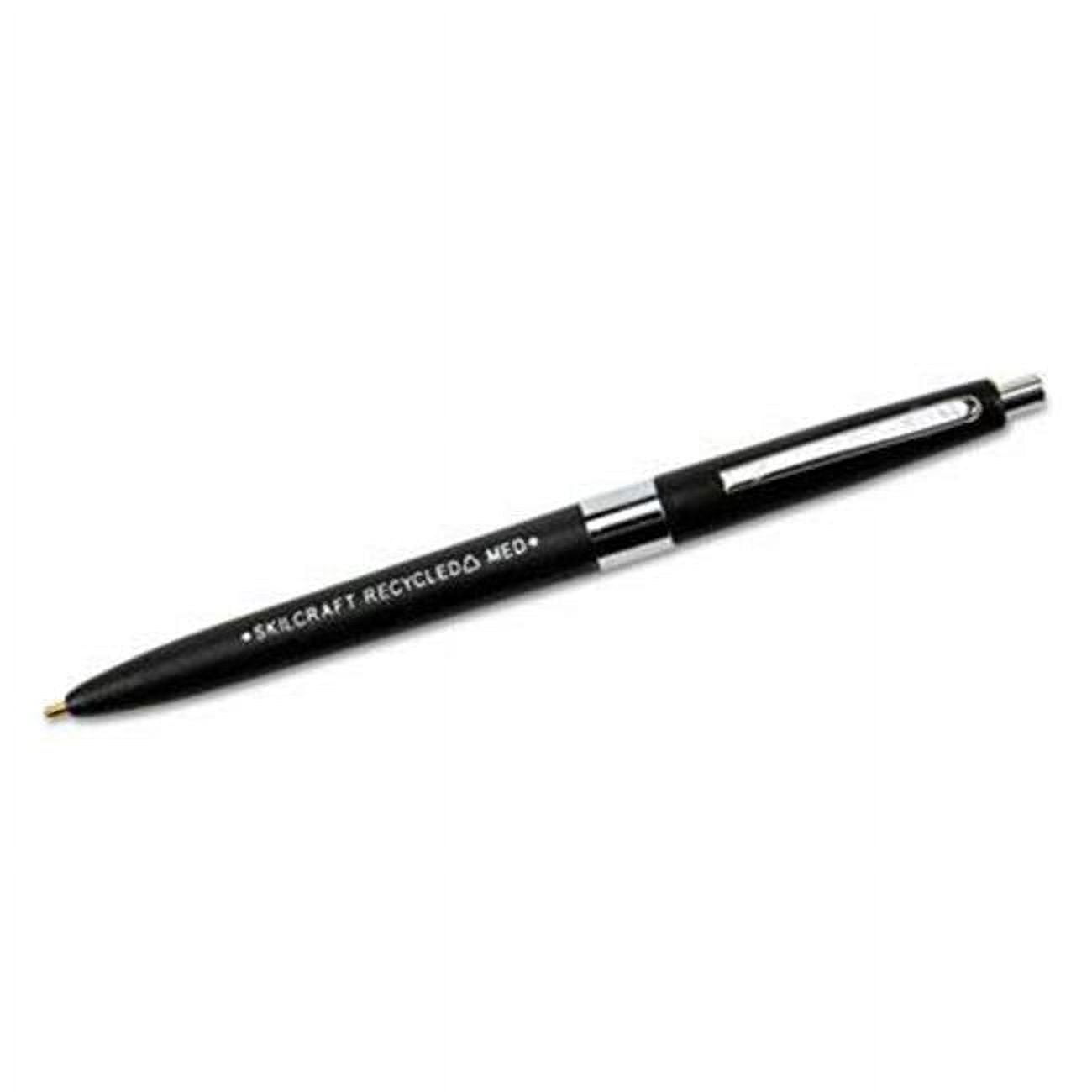 AbilityOne 3861604 7520013861604 Medium Point Recycled Ballpoint Retractable Pen, Black ...