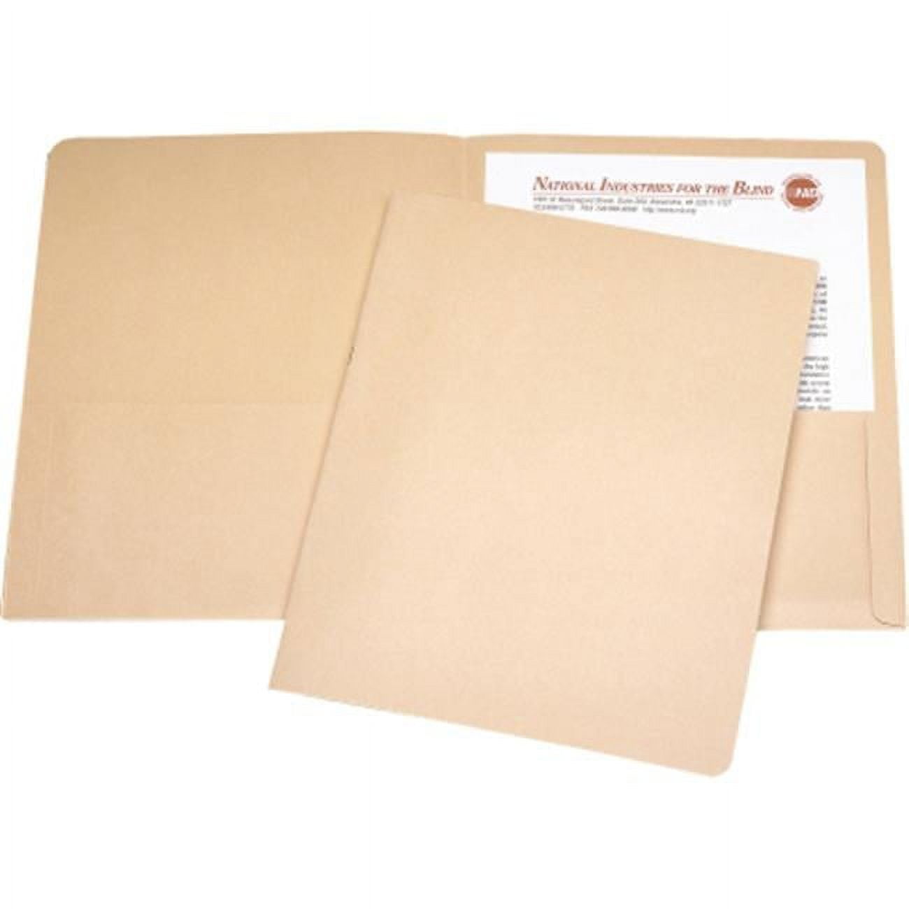 AbilityOne 7510005842492 SKILCRAFT Double Pocket Portfolio, Letter Size ...
