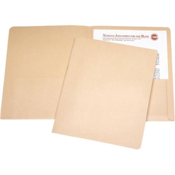 AbilityOne 7510005842492 SKILCRAFT Double Pocket Portfolio, Letter Size ...