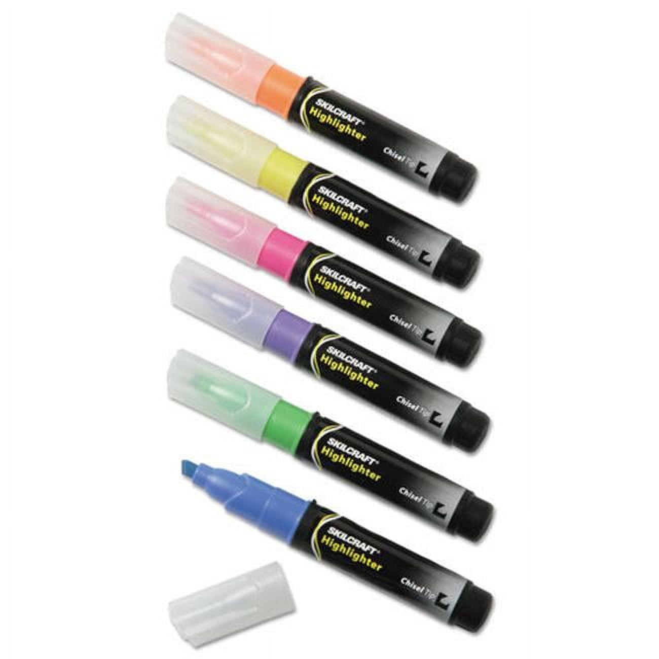 SKILCRAFT Large Fluorescent Highlighters - Walmart.com