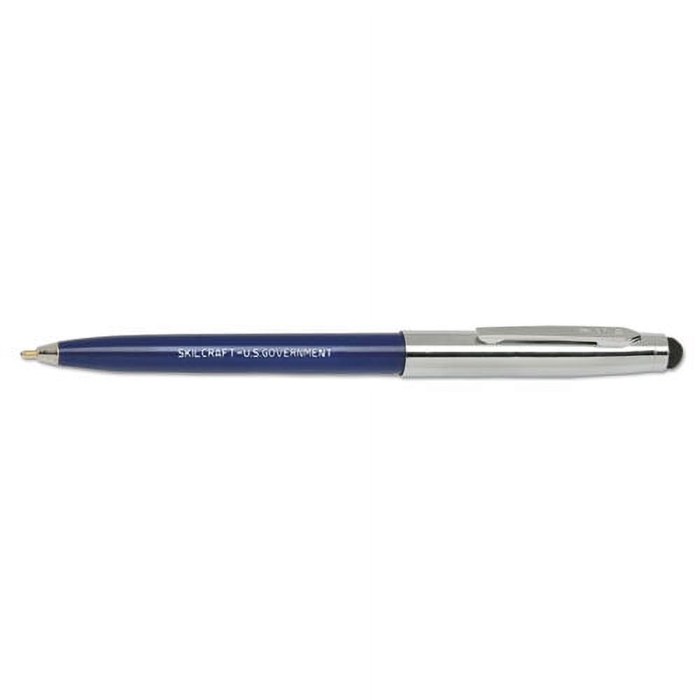 AbilityOne 7520016438195 SKILCRAFT Combo Ballpoint Pen/Stylus, Retractable, Medium 1 mm, Blue ...