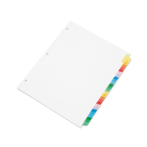 AbilityOne 7530013683492 SKILCRAFT Multiple Index Sheets, 26-Tab, A to ...