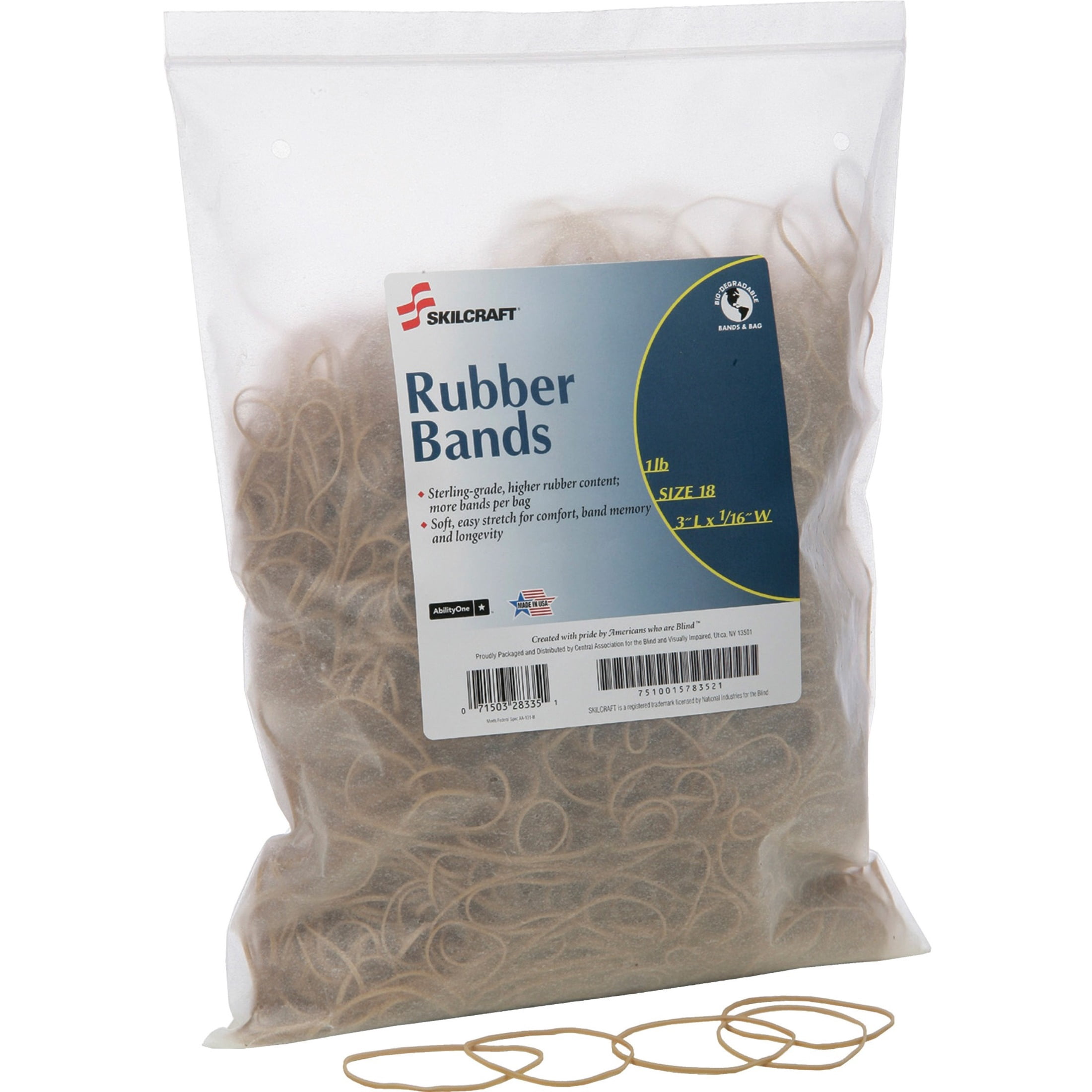 SKILCRAFT 7510015783521 Sterling Grade Rubber Band - Walmart.com