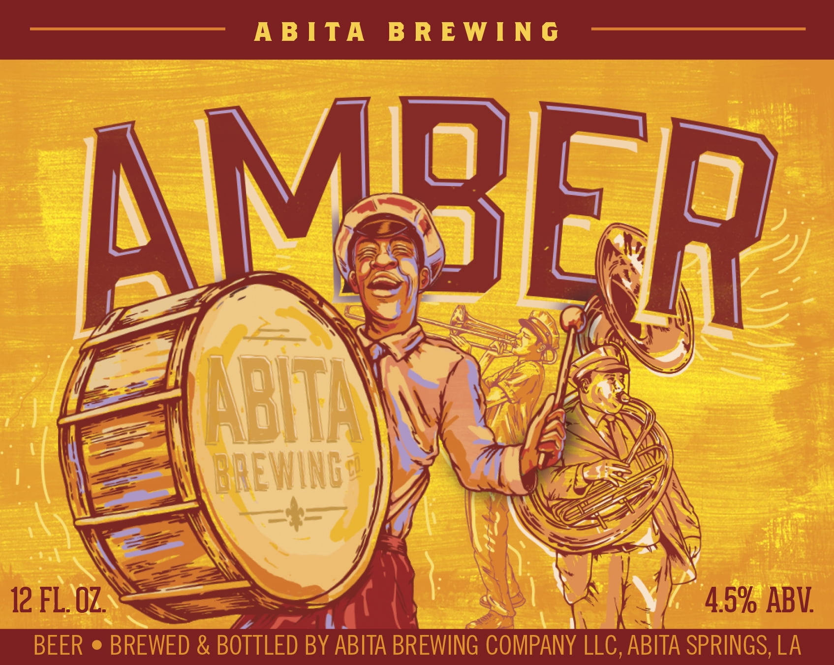 Abita Amber Lager, Craft Beer, 6 Pack Bottles, 12 fl oz, 4.5% ABV ...