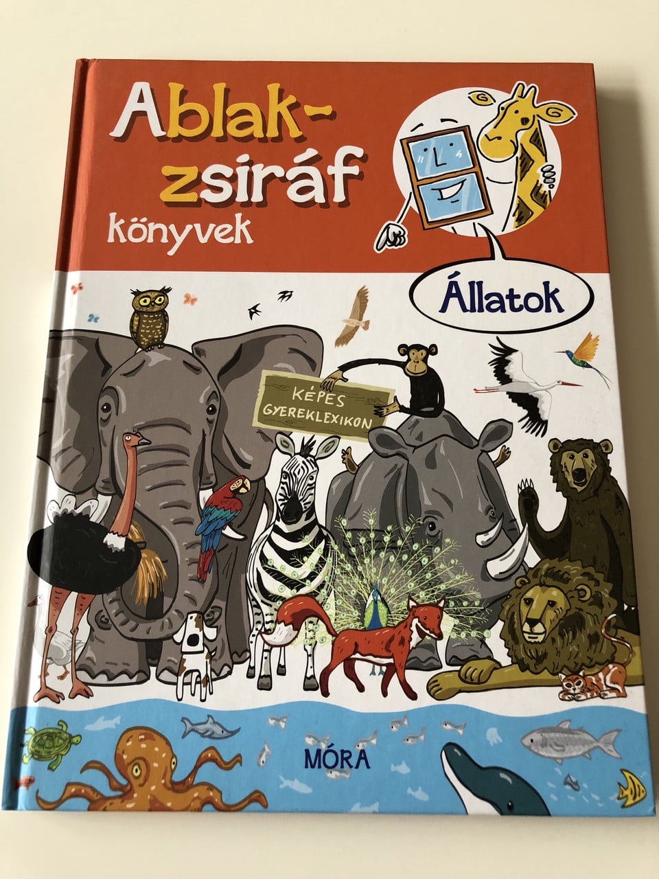 Ablak - Zsiráf könyvek / állatok / HARDCOVER / Classic Hungarian Picture Dictionary For Children ...