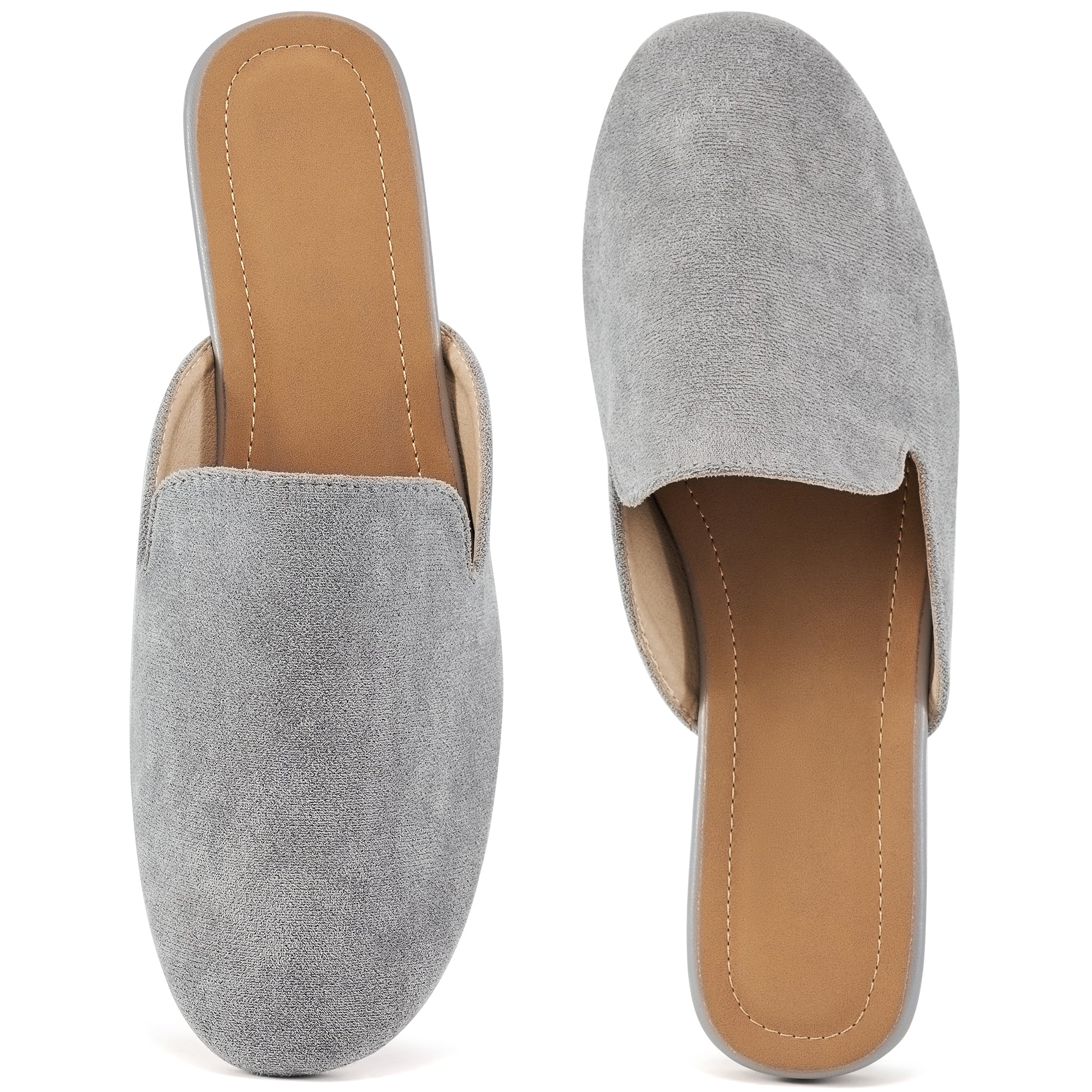 Ablanczoom Mules for Women Suede Clogs: Comfortable Slip On Women Flats ...