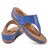 Ablanczoom Sandals Womens Flip Flops Non-Slip Comfortable Massage ...