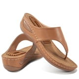 Ablanczoom Sandals Womens Flip Flops Non-Slip Comfortable Massage ...