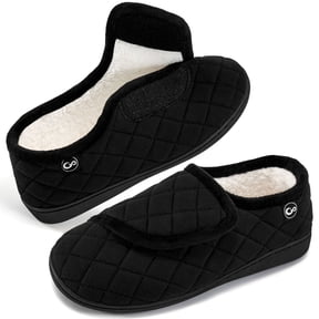 Ablanczoom Womens Slippers: House Shoes Memory Foam Non-Slip Fuzzy Faux ...