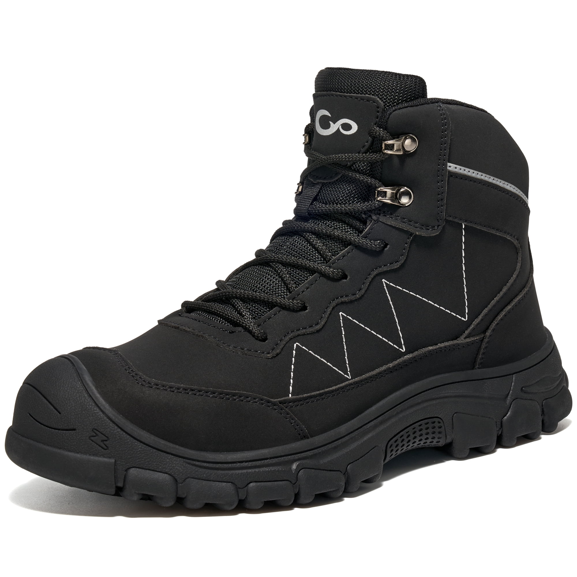 Ablanczoom Steel Toe Safety Boots for Mens: Slip Resistant Construction ...