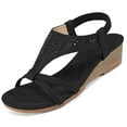 Ablanczoom Wedge Sandals for Women Shoes: Comfortable Open Toe Platform ...