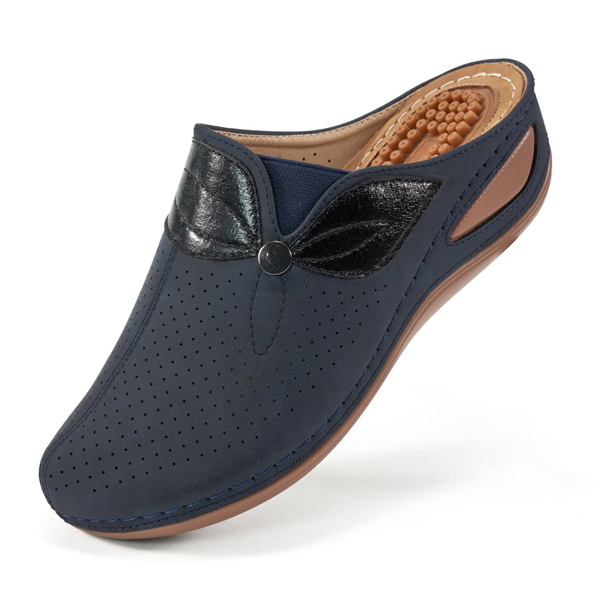 Ablanczoom Womens Sandals Comfortable Massage Insole Platform Wedge ...