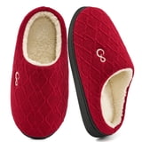 Ablanczoom Womens Slippers: House Shoes Memory Foam Non-Slip Fuzzy Faux ...