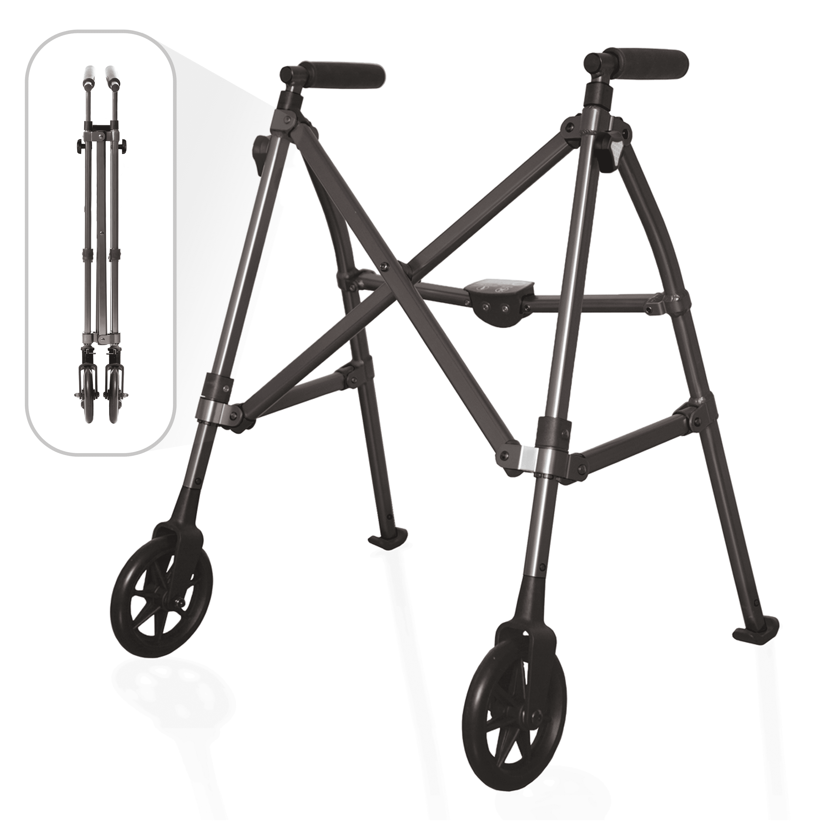 Stander Wonder Walker Short, Lightweight Folding Space Saver Walker for ...