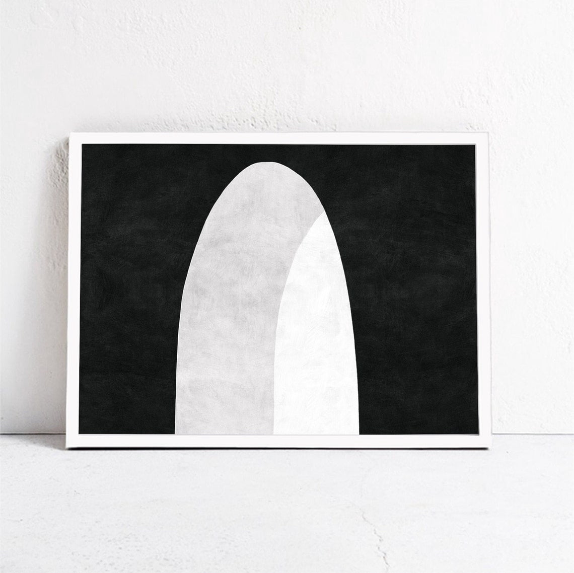 Able Print, Black And White Print Art Arch Print Poster Scandi Print ...