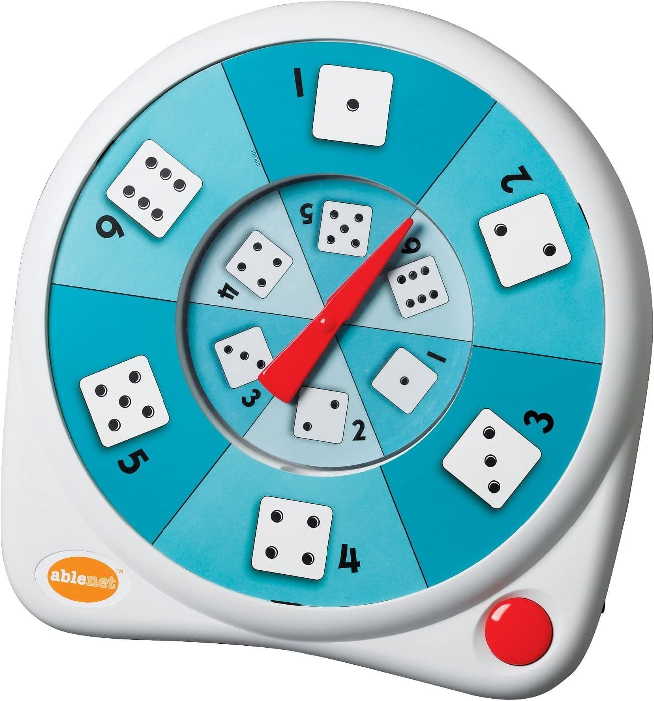 AbleNet All-Turn-It Spinner - Includes a Dice Overlay Set, Activities ...