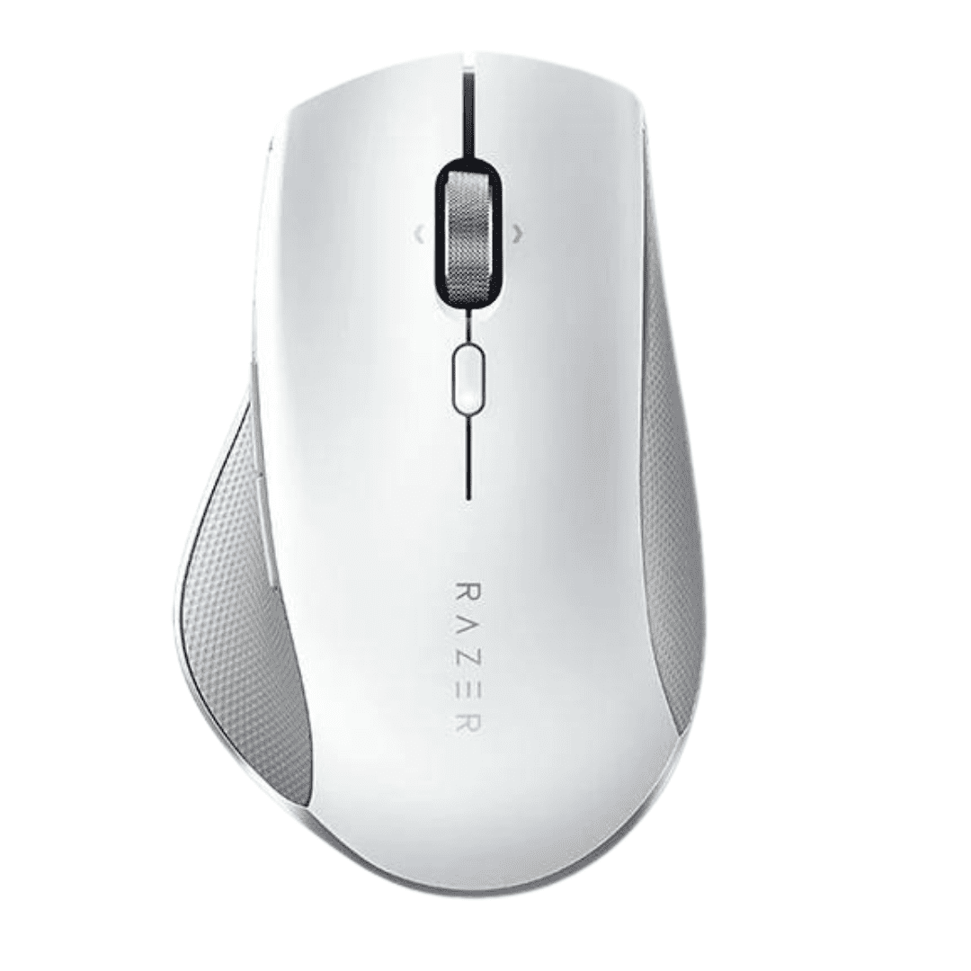 AbleNet Razer Pro Click Ergonomic Humanscale Mouse, White - Walmart ...