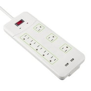 2 Pack APC PE76/PE73W 7-Outlet Surgearrest Surge Protector, 6ft Cord ...