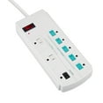 AblePower Energy Saver Surge Protector Power Strip 8 Outlet Managed ...