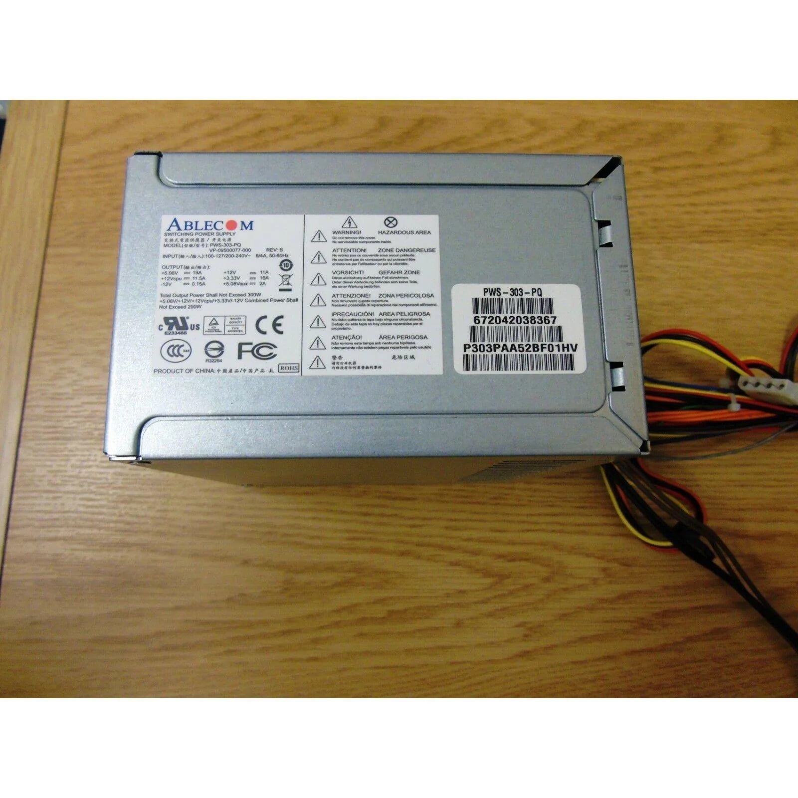 Ablecom PWS-303-PQ 300W ATX Desktop 24-Pin Power Supply Power - Walmart.com