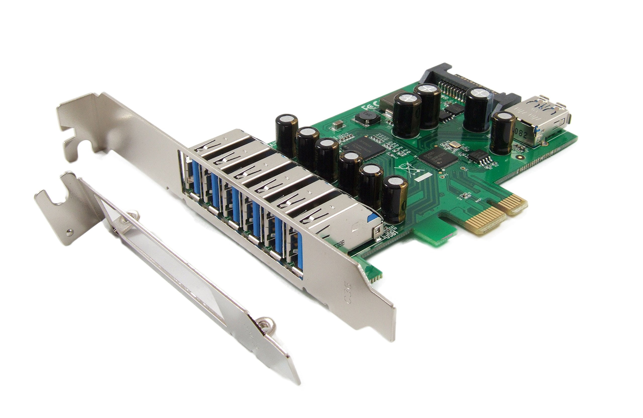 Ableconn PEX-UB127 7-Port USB RRF12 3.0 6X External + 1x Internal PCI ...