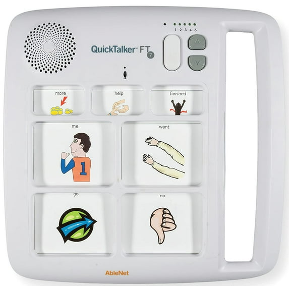 Ablenet 10000036 Model FeatherTouch 7 Quicktalker Speech Device, Built ...