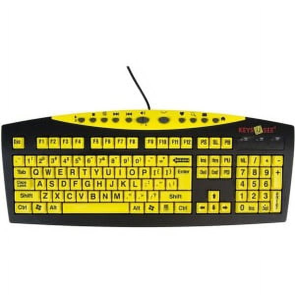 Ablenet Keys-U-See Large Print USB Wired Keyboard for Visual Impairment ...